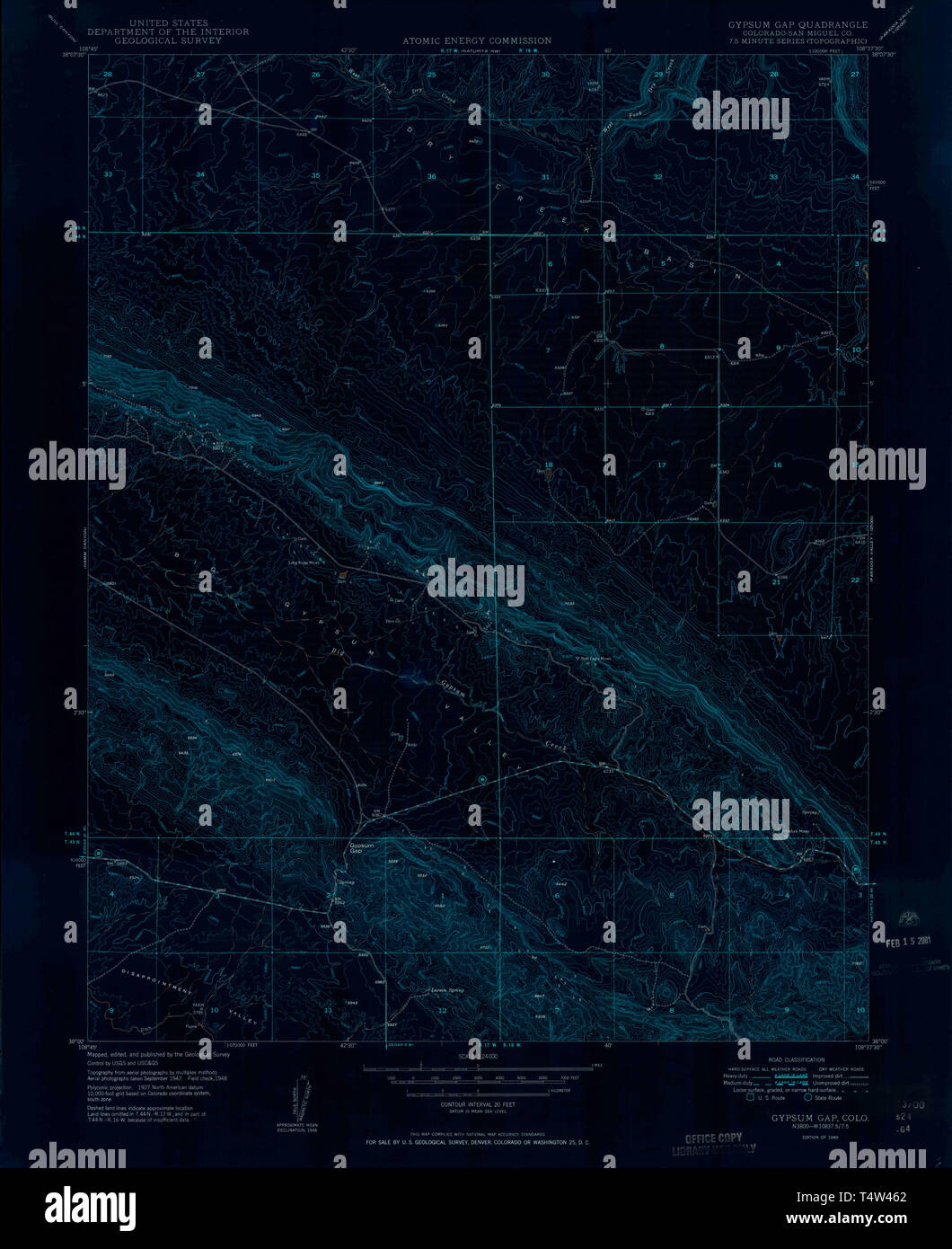 Gypsum colorado map hi-res stock photography and images - Alamy