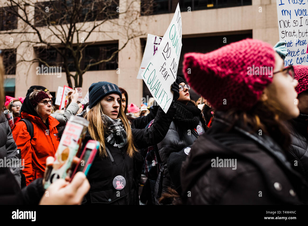 Women's March 2019 Washington, DC Stock Photo - Alamy