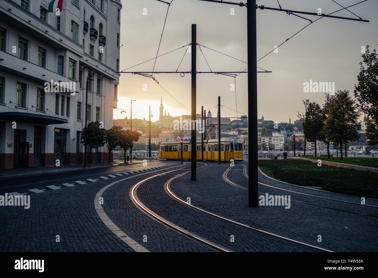 Tram line in budapest hi-res stock photography and images - Alamy