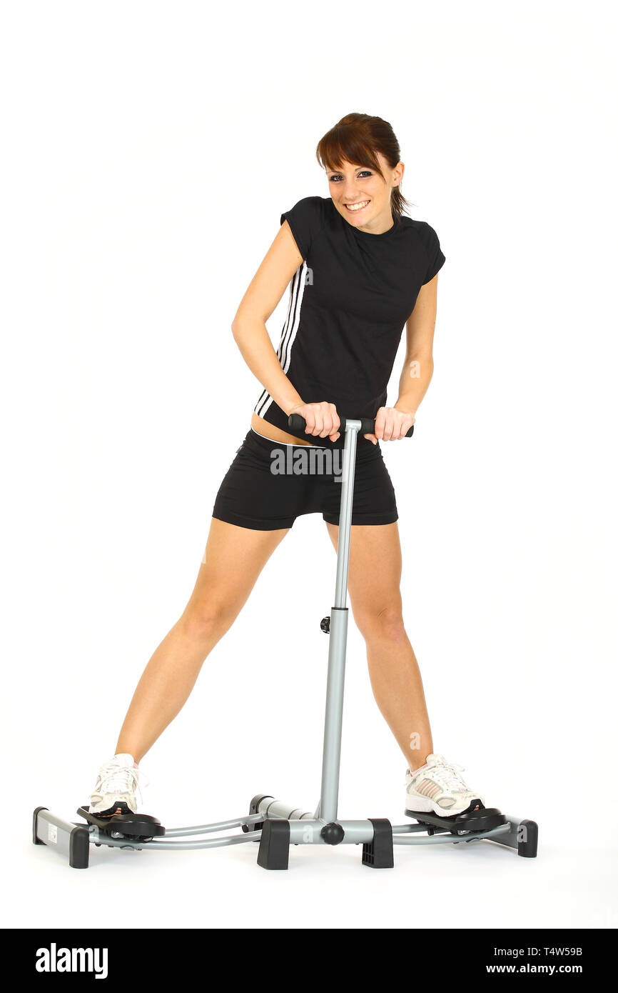 Young woman doing sport Stock Photo - Alamy