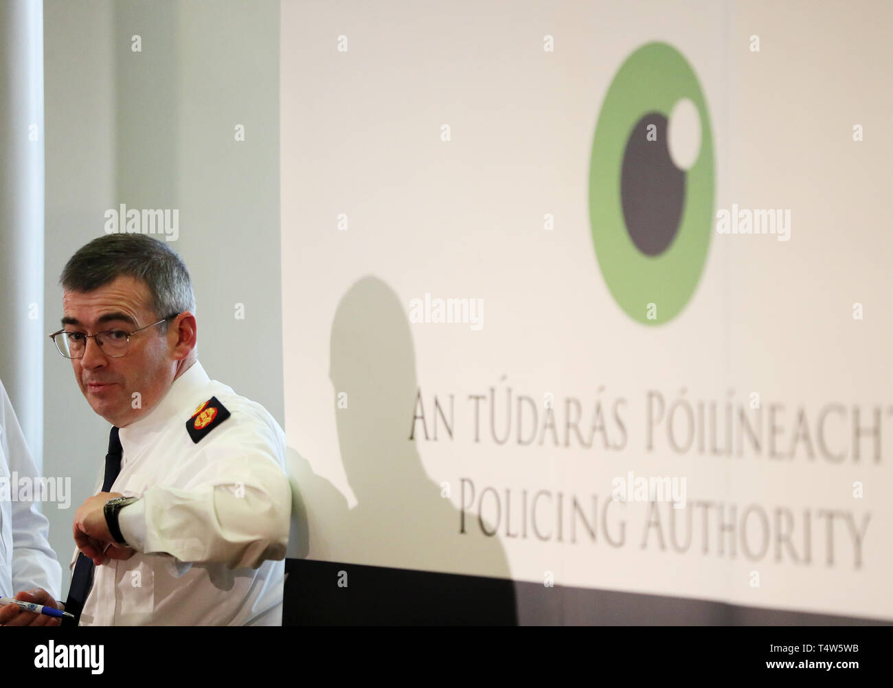 Garda Commissioner Drew Harris following a meeting in public with the ...