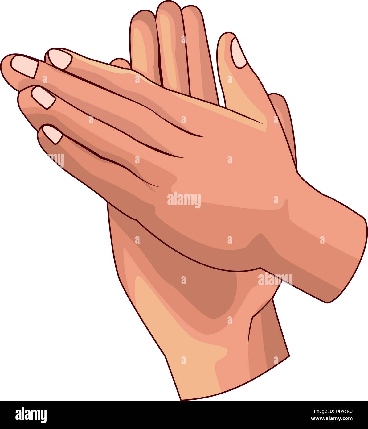 Human Hand Clap Illustration Stock Photos & Human Hand Clap ...