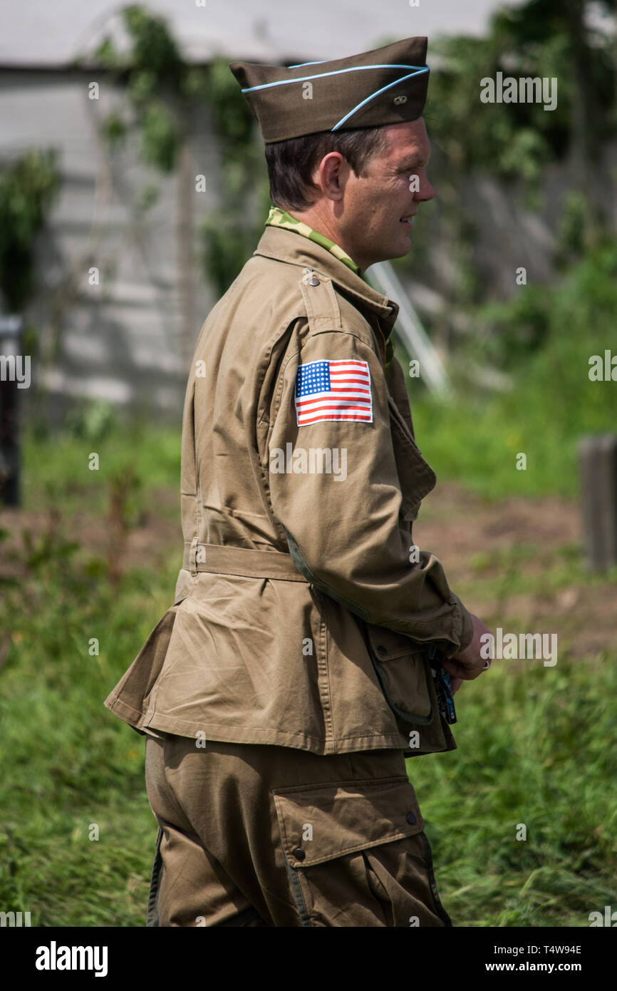 World War Two D Day Anniversary Commemorations, Normandy France Stock ...