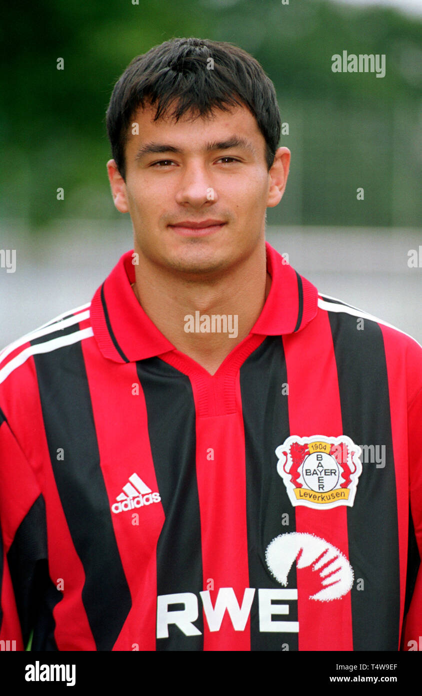 Leverkusen, Germany 15.7.2001, Football: team presentation of German Bundesliga Club Bayer 04 ...