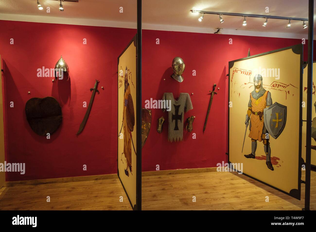 sala siglo XX, Museo Militar de Menorca, antiguo cuartel de Cala Corb ...