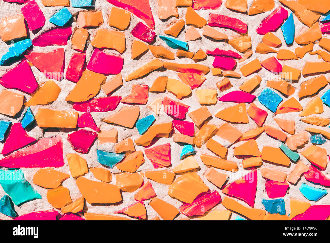 Abstract mosaic background of different colors broken glass Stock Photo ...