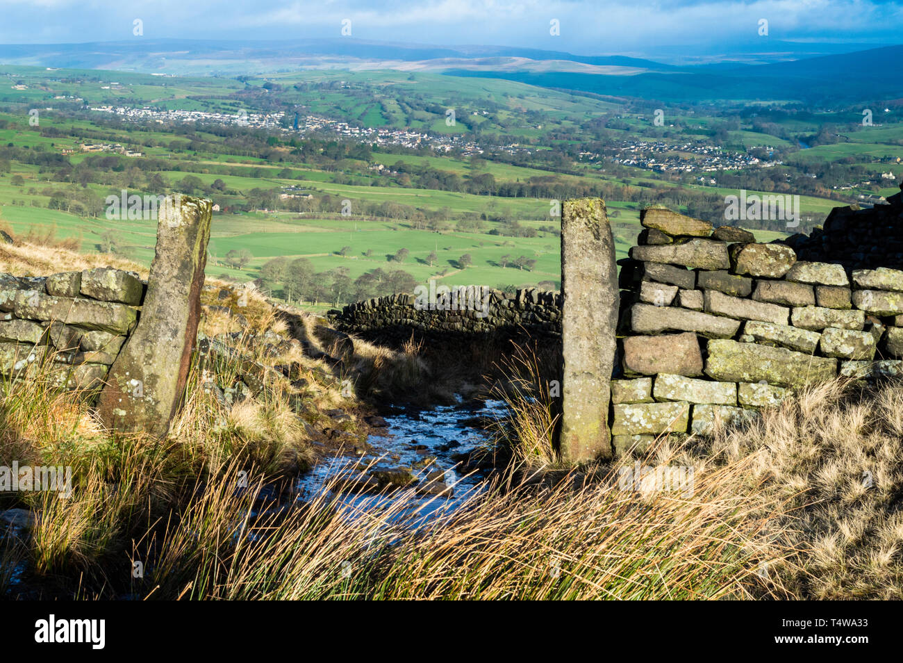 Old Gate, Addingham Moor. Yorkshire Stock Photo - Alamy