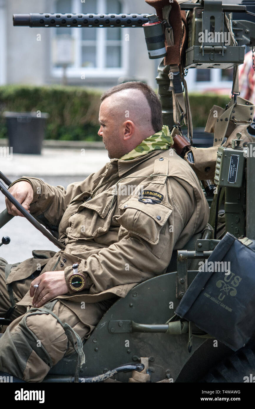 World War Two D Day Anniversary Commemorations, Normandy France Stock ...