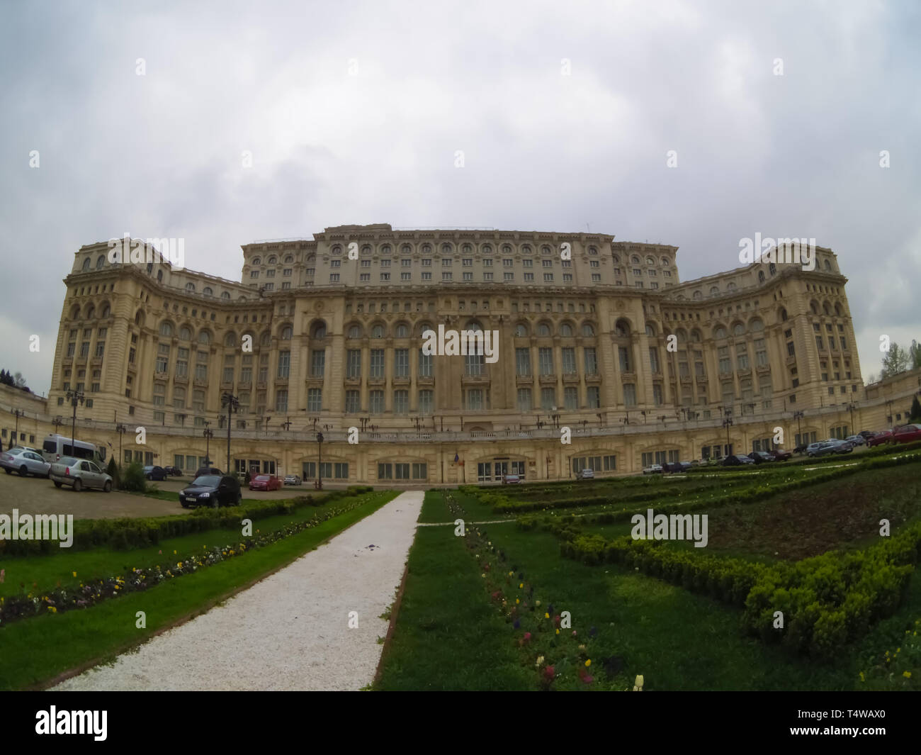Bucharest palace of parliament interior hi-res stock photography and ...