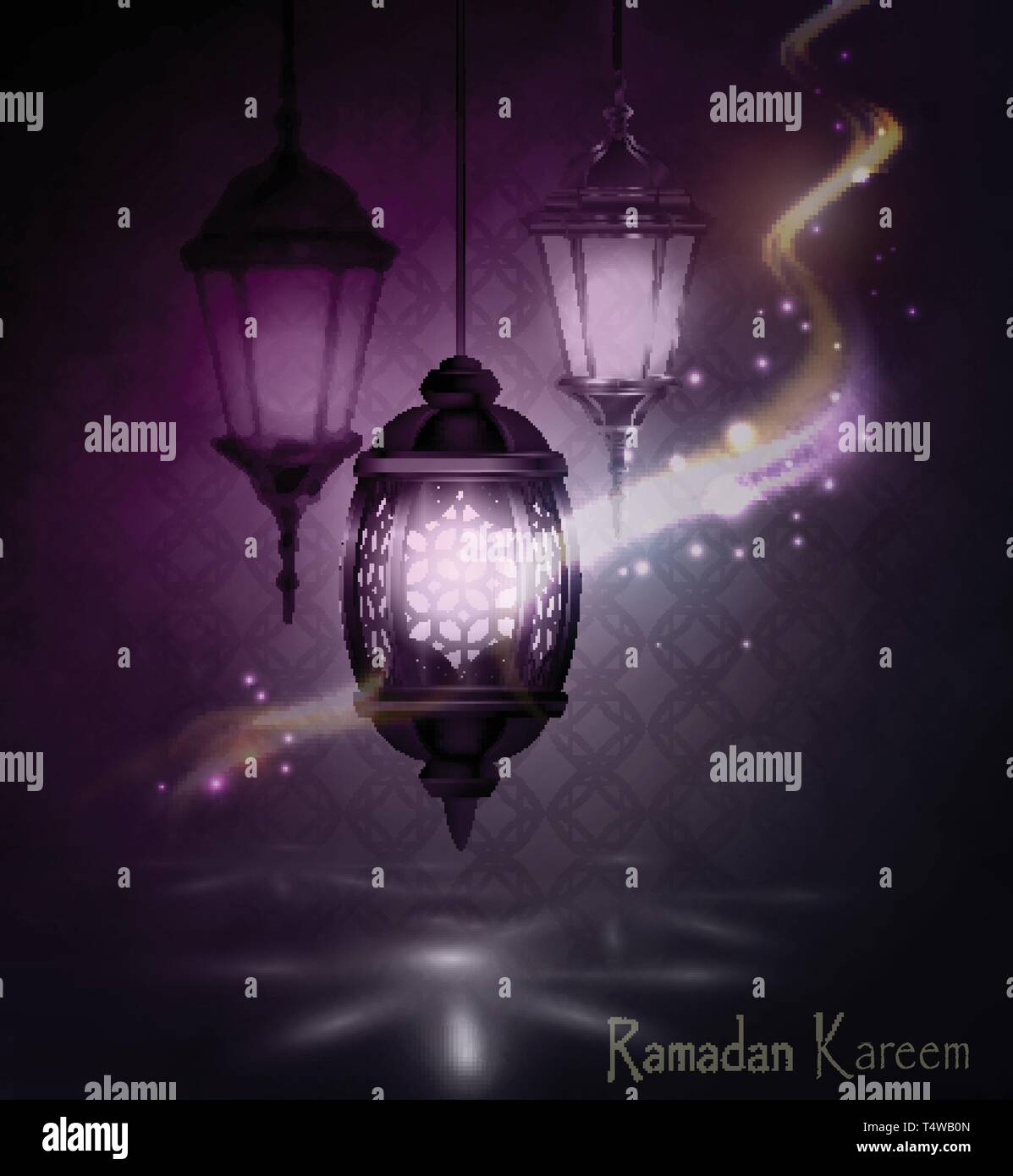 Intricate arabic lamps lights hi-res stock photography and images - Alamy