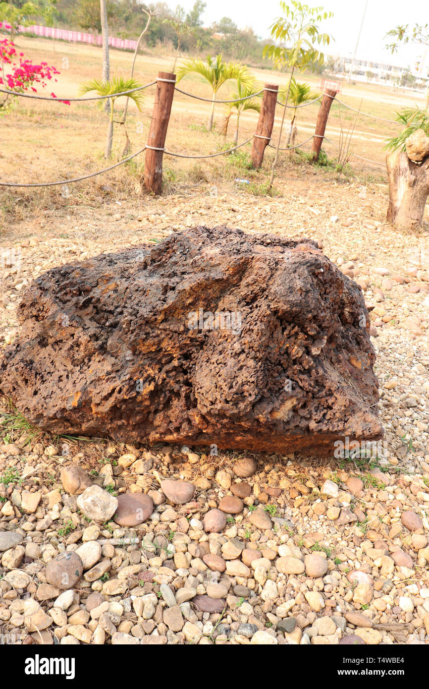 Hematite stone rough brown texture hi-res stock photography and images ...