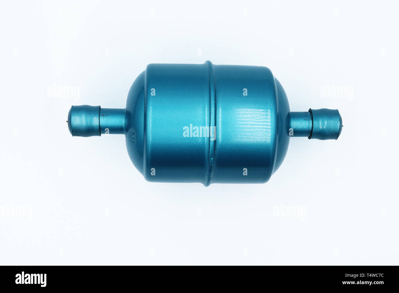 receiver drier of air conditioner isolated on white background Stock ...