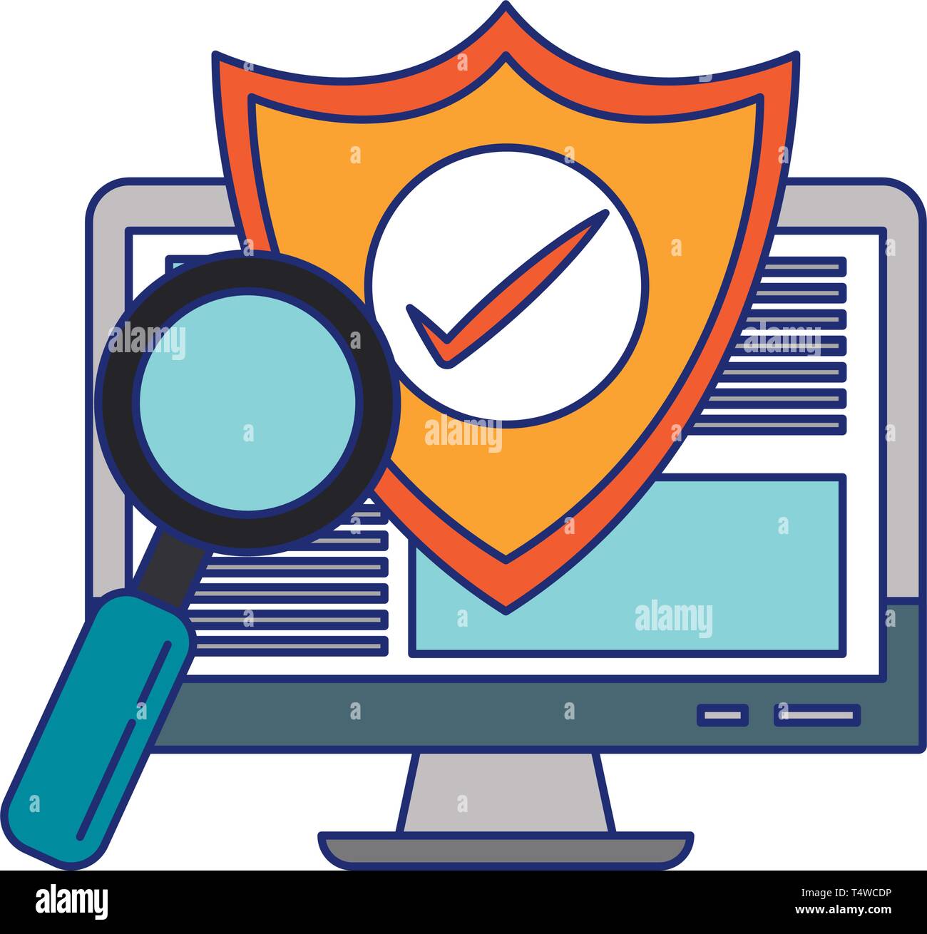 Shopper browsing Stock Vector Images - Alamy