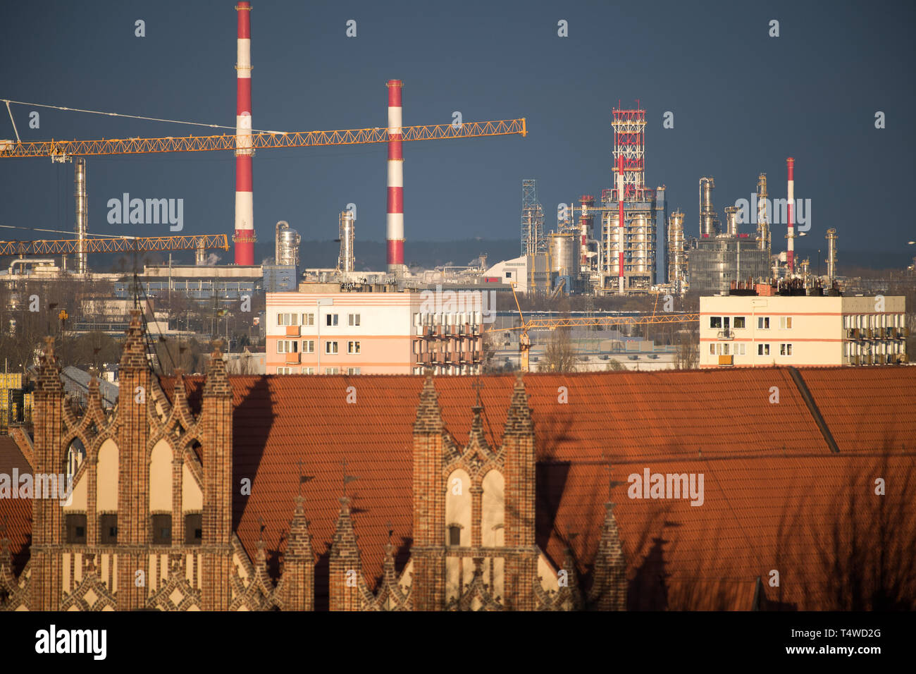 Crude Oil Refinery Petroleum Products High Resolution Stock Photography ...