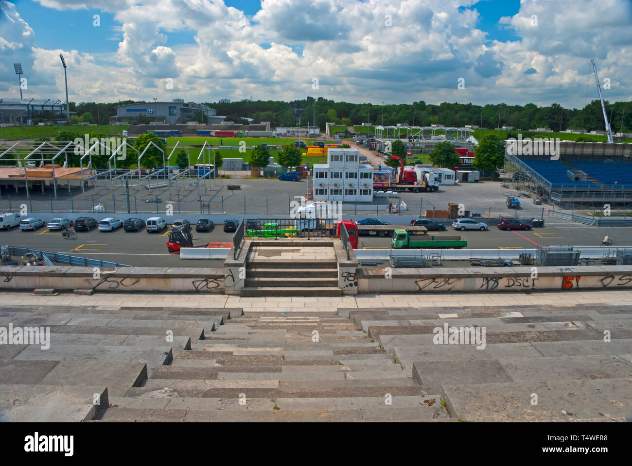 The remains of the Nazi rally squares at Nuremberg Stock Photo - Alamy