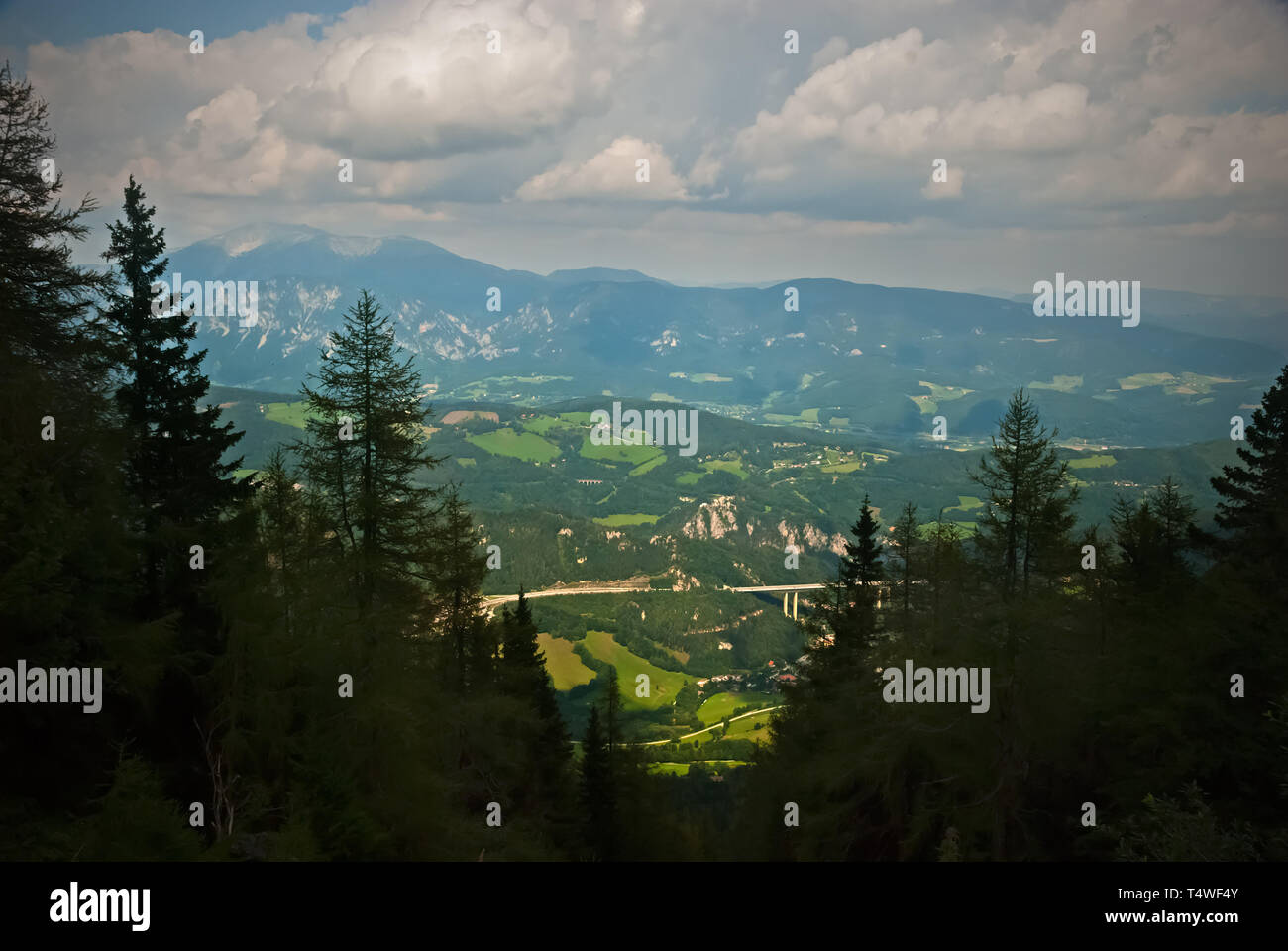 Hiking at the Hirschenkogel (above Semmering Stock Photo - Alamy