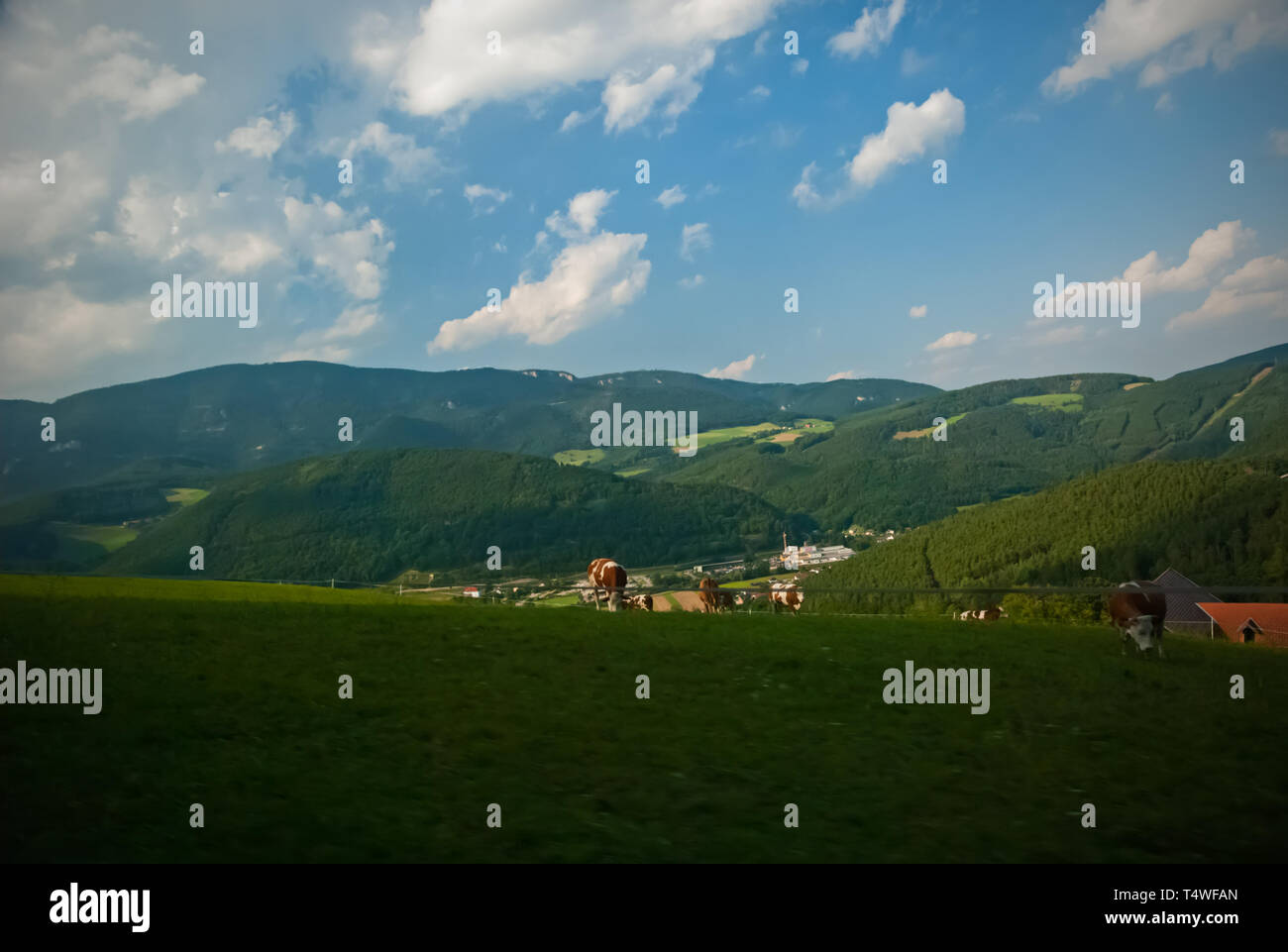 The Austrian Countryside Stock Photo - Alamy