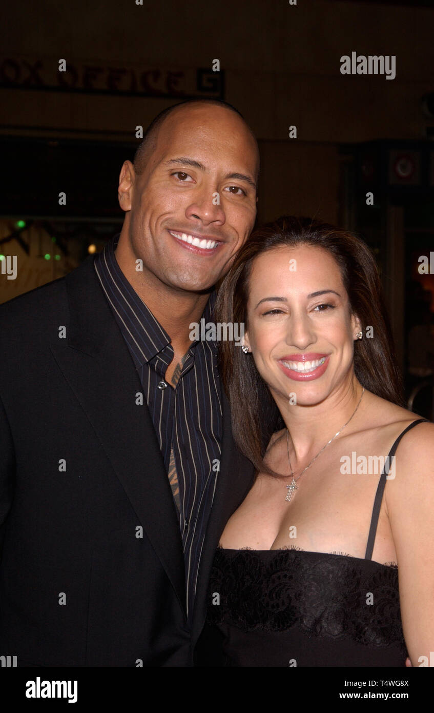 LOS ANGELES, CA. February 13, 2005: Actor DWAYNE "THE ROCK" JOHNSON ...