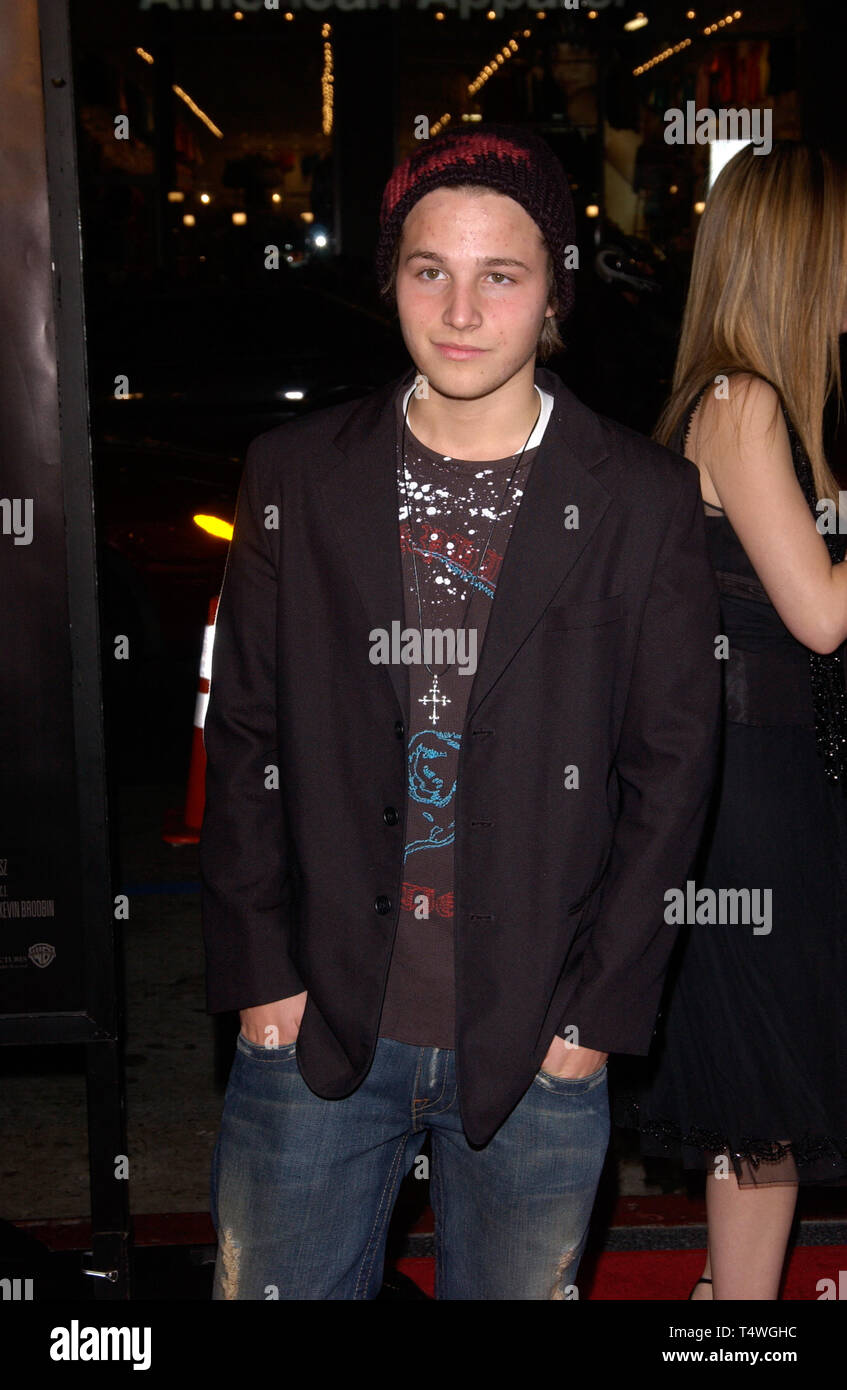 LOS ANGELES, CA. February 16, 2005: Actor SHAWN PYFROM at the world ...