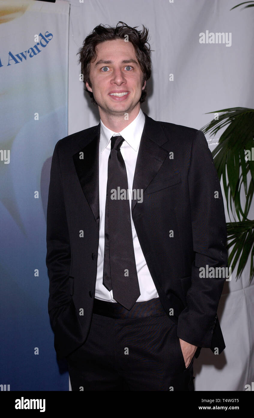 LOS ANGELES, CA. February 19, 2005: Actor ZACH BRAFF at the Writers ...