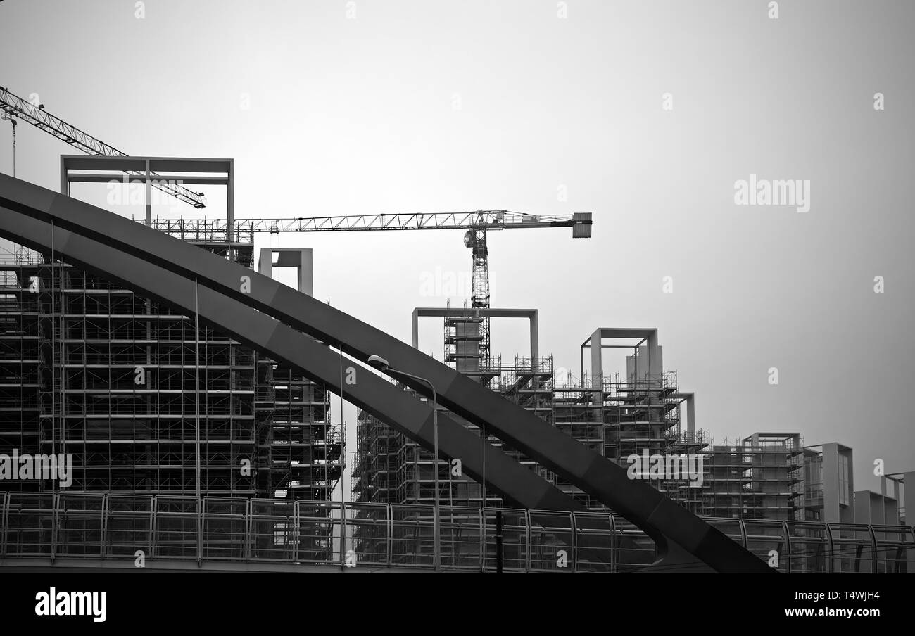 Modern architecture in Milano, Italy Stock Photo - Alamy