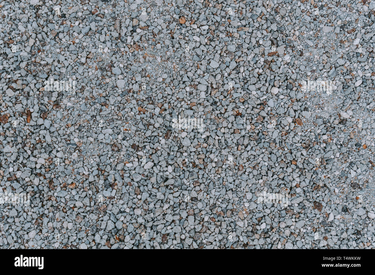 Natural small stones background grey color. Natural texture. Top view ...