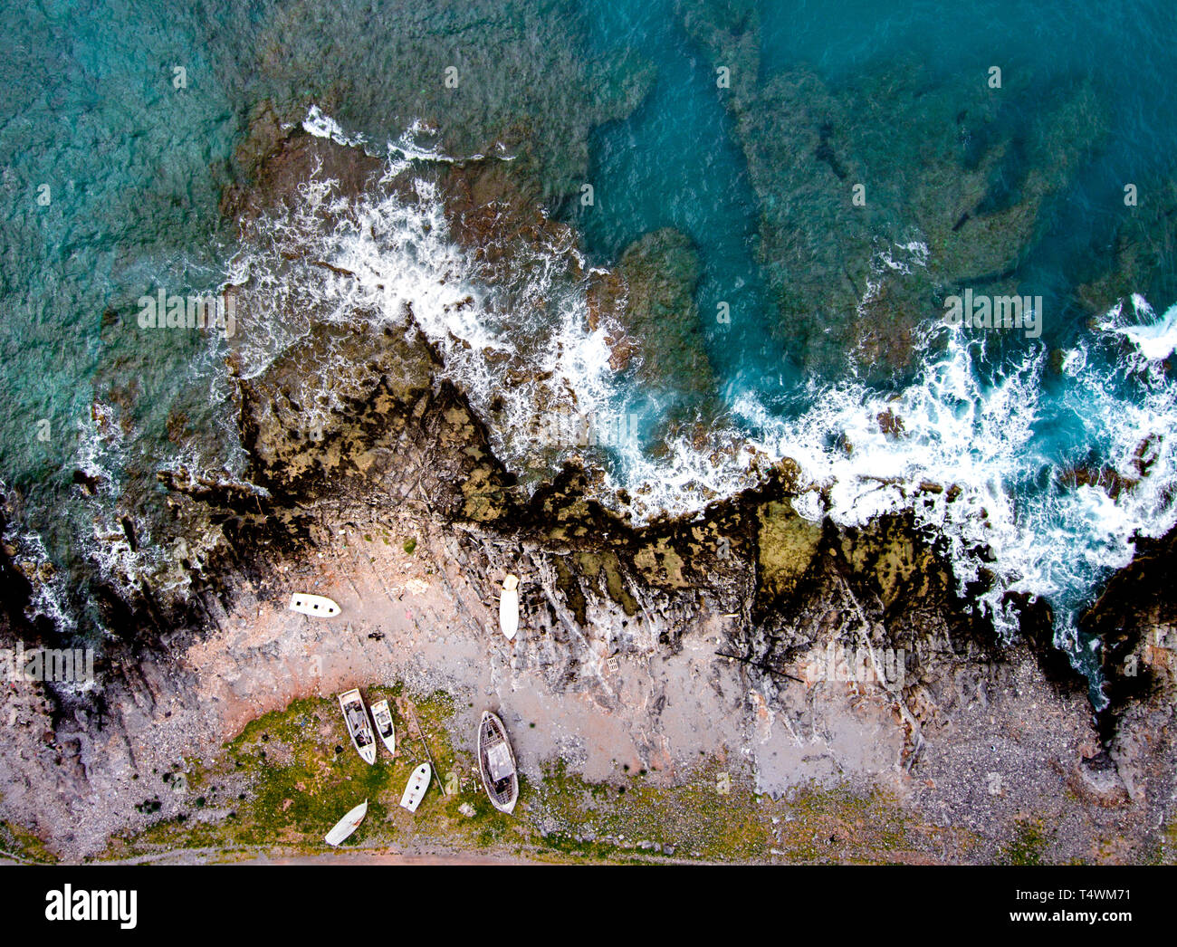 Views of traditional greek village of Milatos, Crete, Greece Stock ...