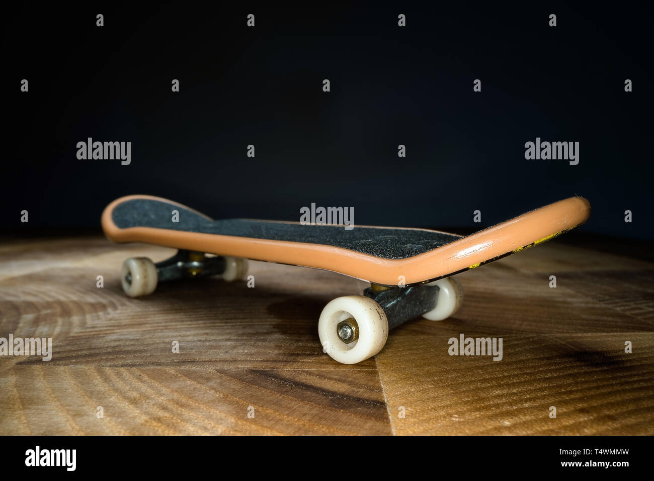 Fingerboard. A small skateboard for kids and teenagers to play with ...