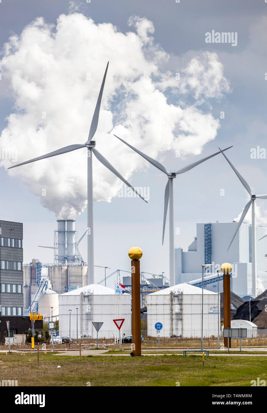 Rwe Eemshaven Coal Fired Power Plant High Resolution Stock Photography ...
