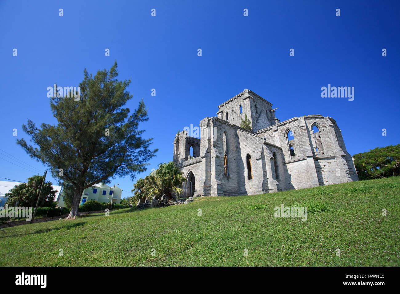 Bermuda, South Coast, St. George's Parish, Unfinished Church Stock ...