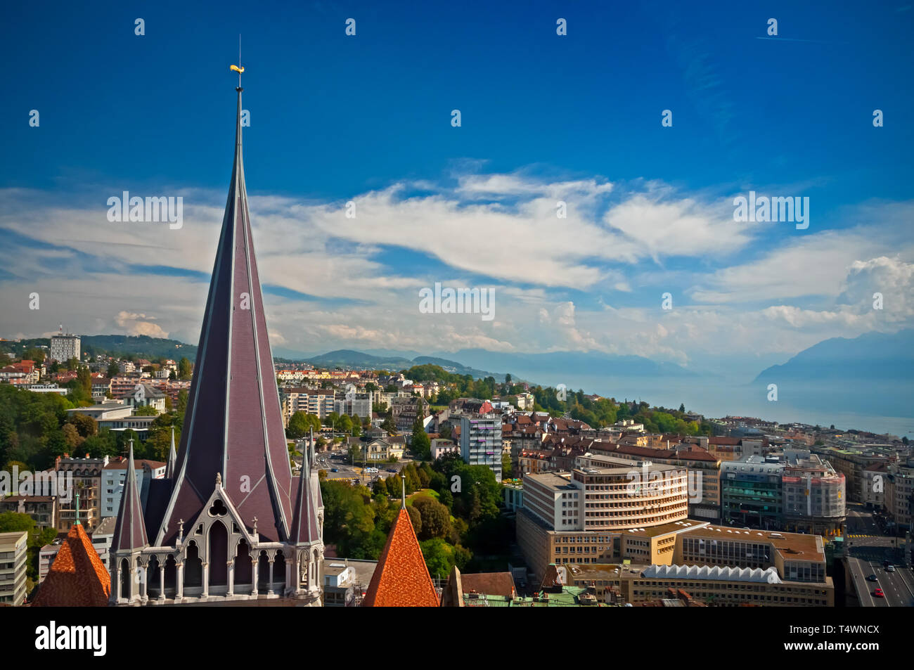 Lausanne lac hi-res stock photography and images - Alamy