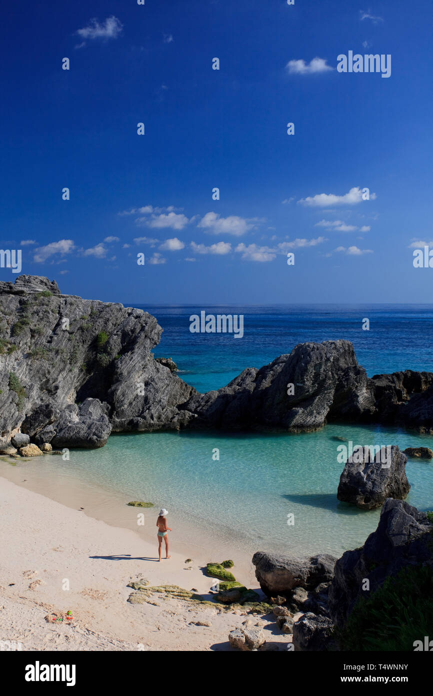 Bermuda, Southhampton Parish, Warwick Long bay Beach Stock Photo - Alamy