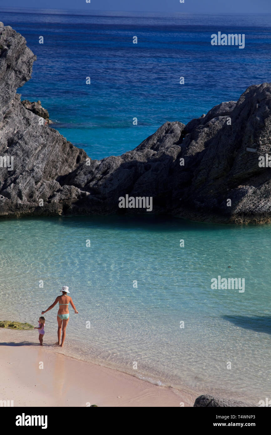 Bermuda, Southhampton Parish, Warwick Long bay Beach Stock Photo - Alamy