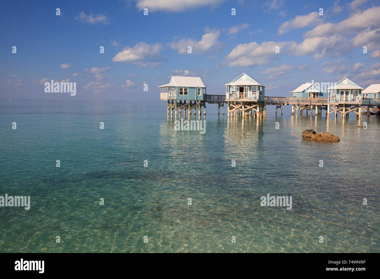 Bermuda, Sandys Parish, Beach bungalows Stock Photo - Alamy