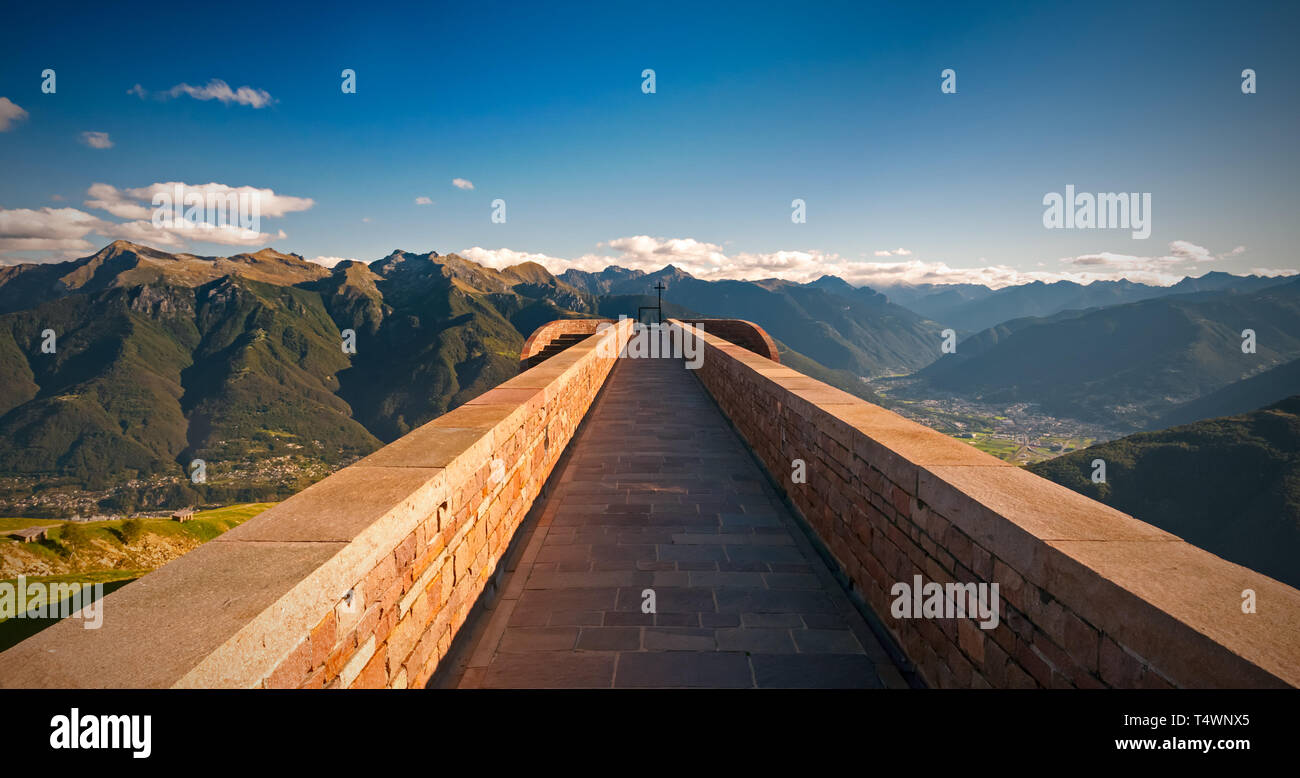 Santa Maria degli Angeli Chapel designed by Mario Botta (Monte Tamaro ...
