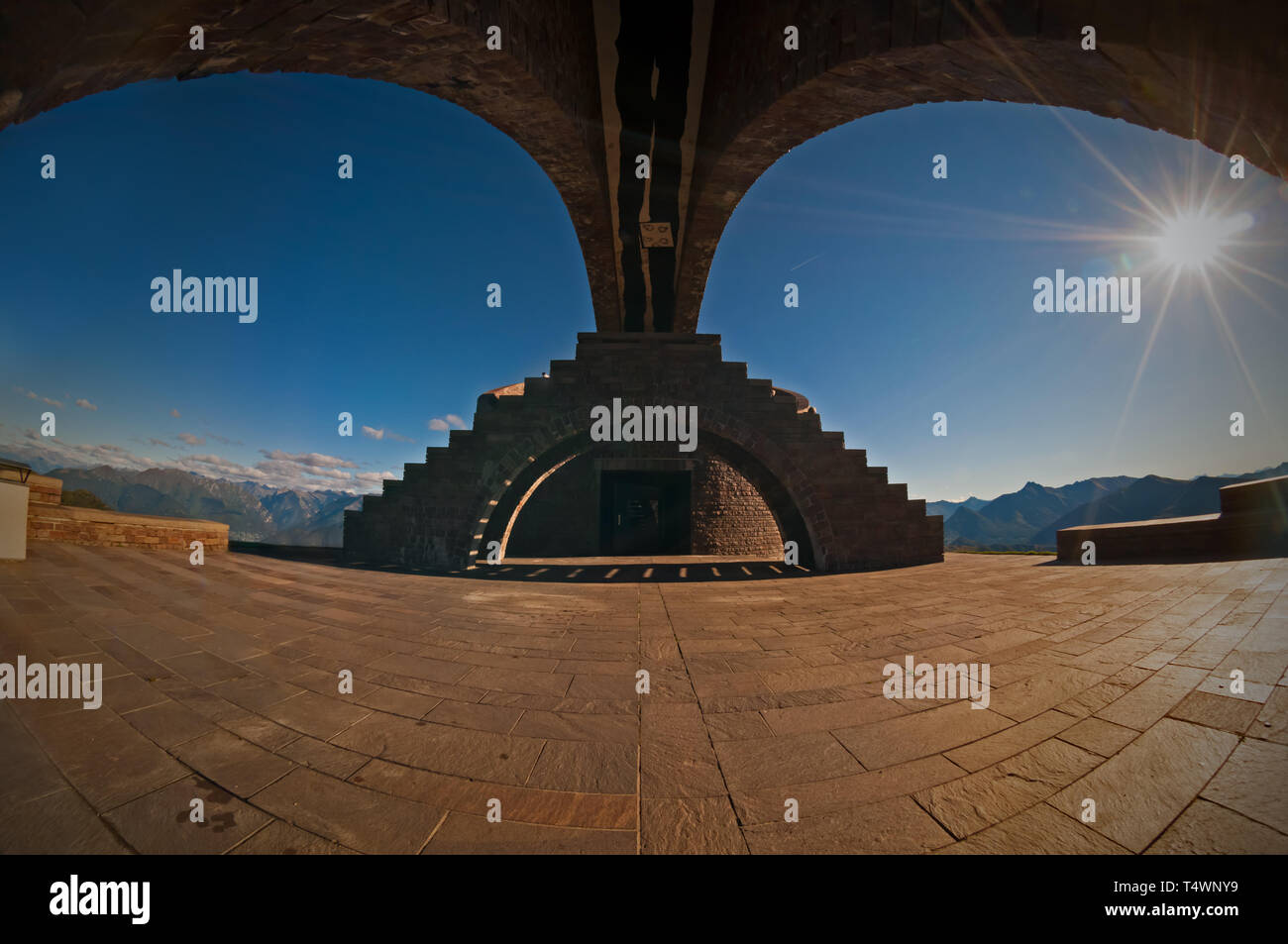 Santa Maria degli Angeli Chapel designed by Mario Botta (Monte Tamaro ...