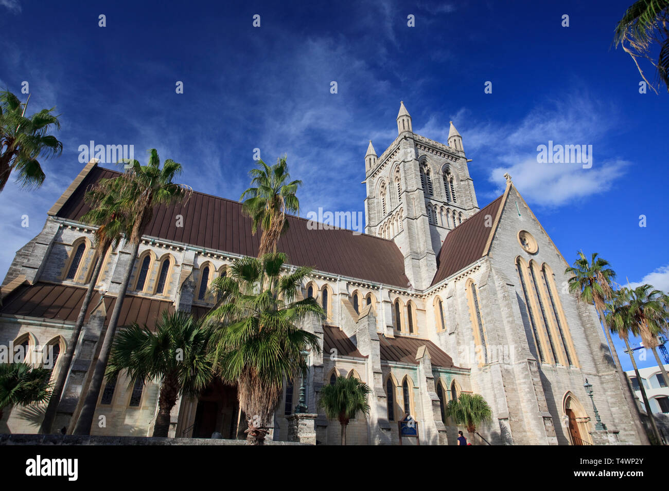 Bermuda, Hamilton, Cathedral of the Most Holy Trinity Stock Photo - Alamy