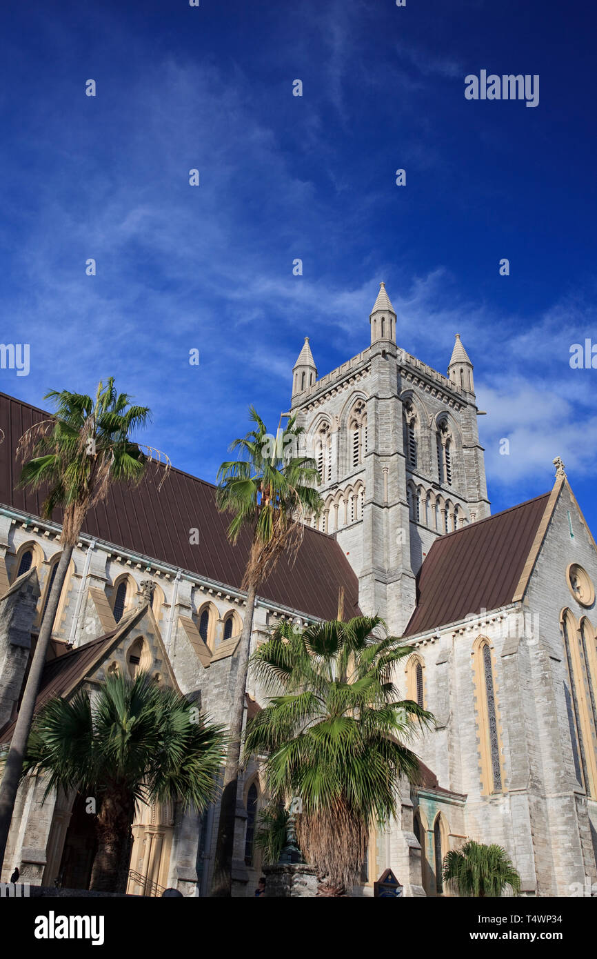 Bermuda, Hamilton, Cathedral of the Most Holy Trinity Stock Photo - Alamy