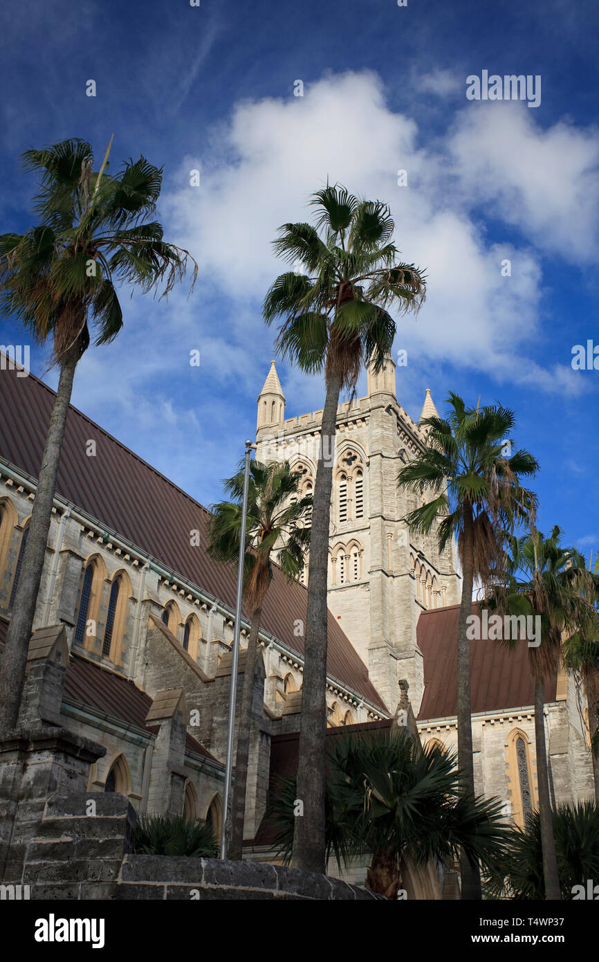 Bermuda, Hamilton, Cathedral of the Most Holy Trinity Stock Photo - Alamy