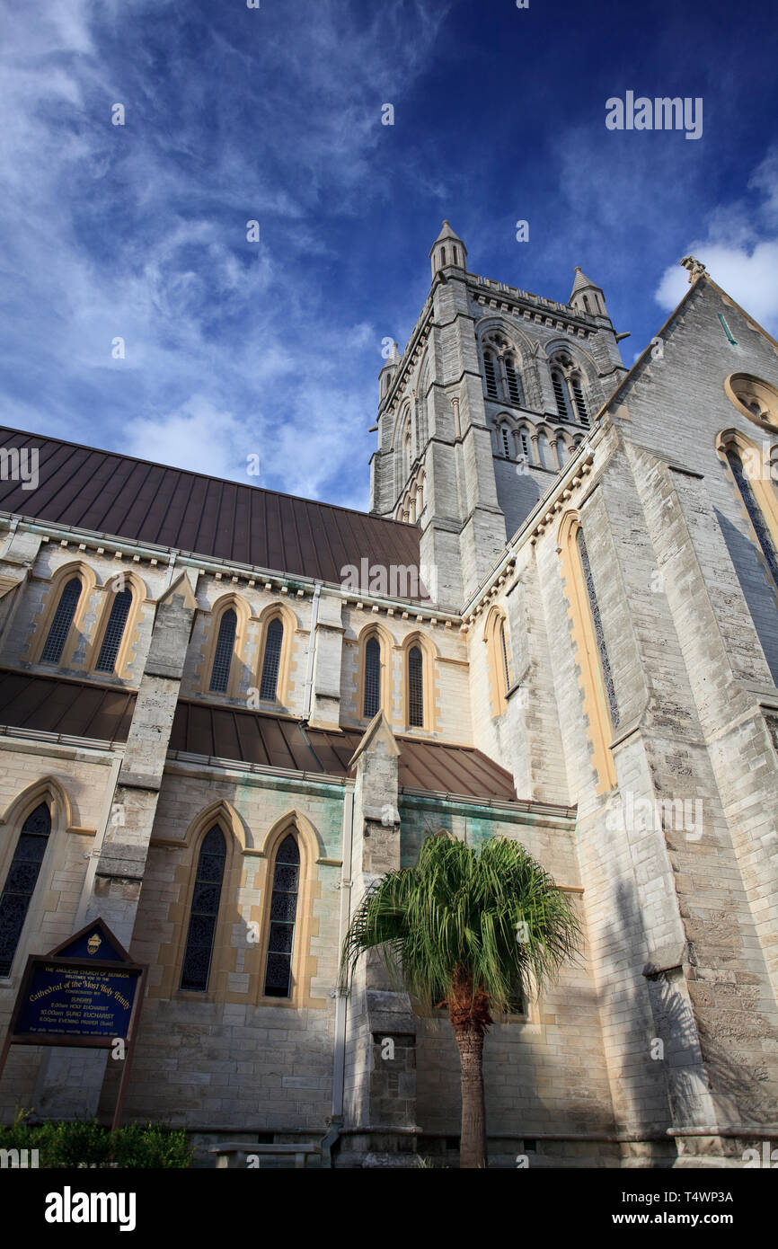 Bermuda, Hamilton, Cathedral of the Most Holy Trinity Stock Photo - Alamy