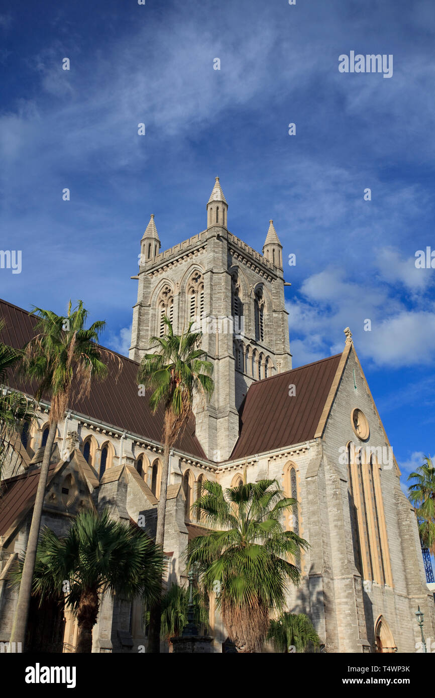 Bermuda, Hamilton, Cathedral of the Most Holy Trinity Stock Photo - Alamy