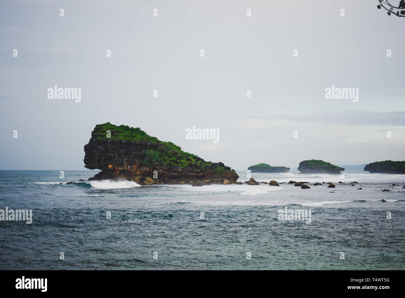Java Beach Landscape 2 Stock Photo - Alamy