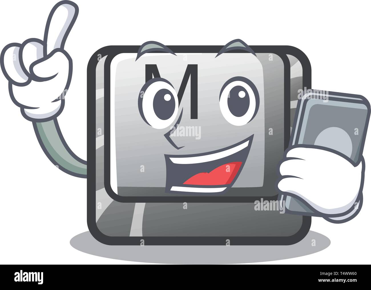 Computer m key Stock Vector Images - Alamy