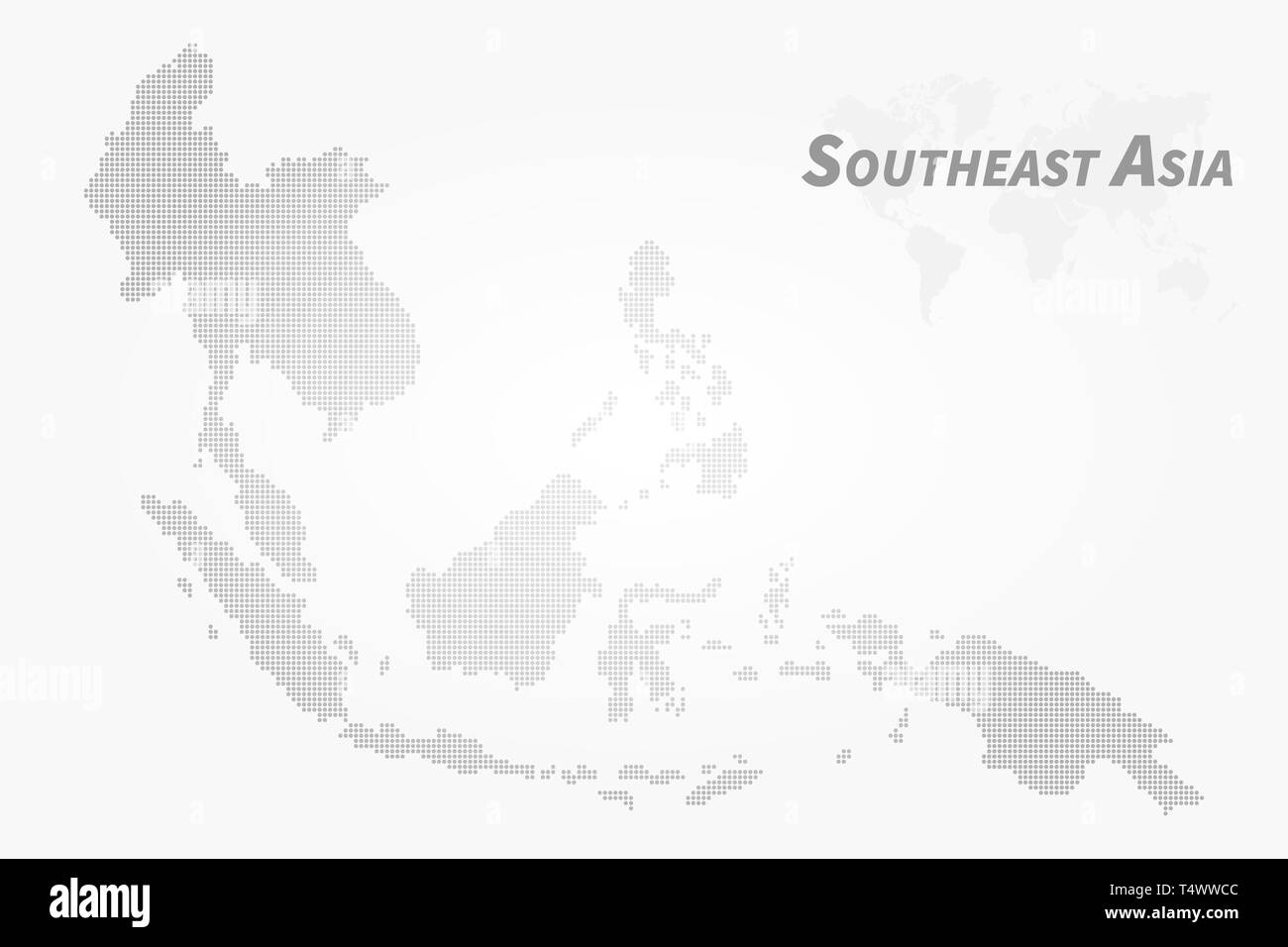 Southeast asia map hi-res stock photography and images - Alamy