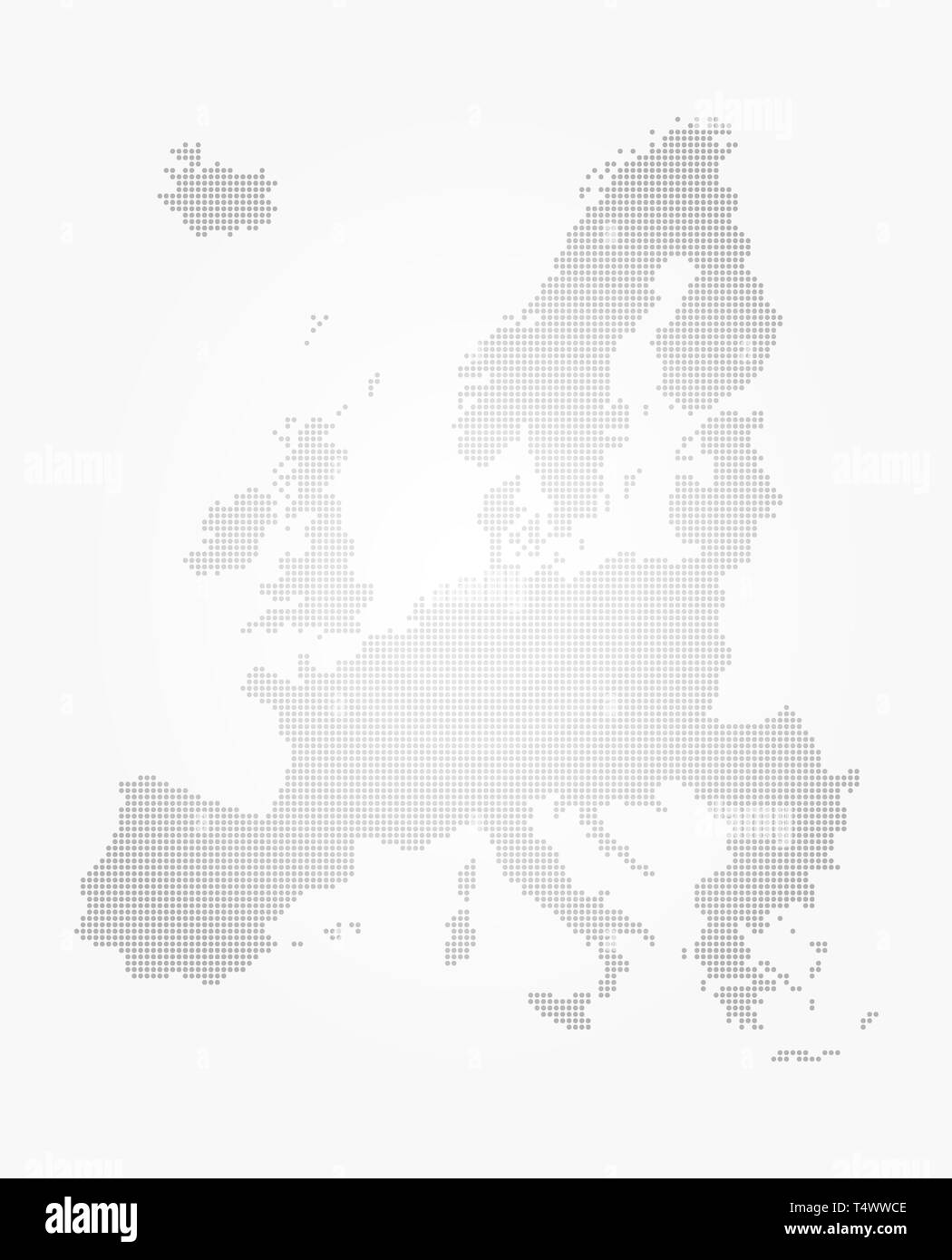 Europe map Black and White Stock Photos & Images - Alamy