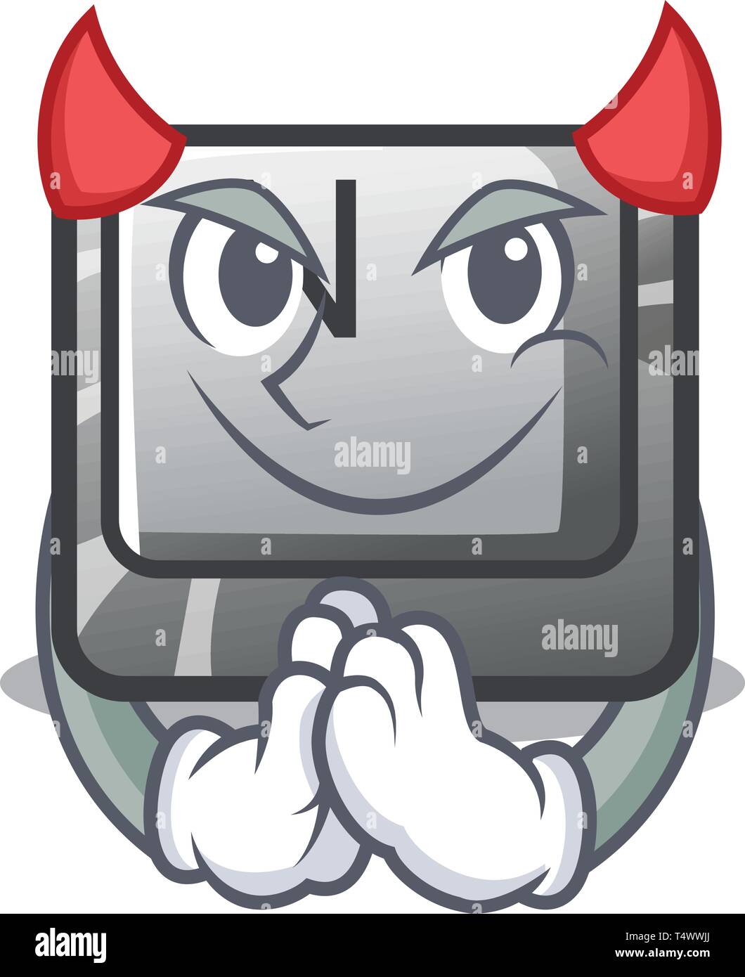 Angry computer typing Stock Vector Images - Alamy