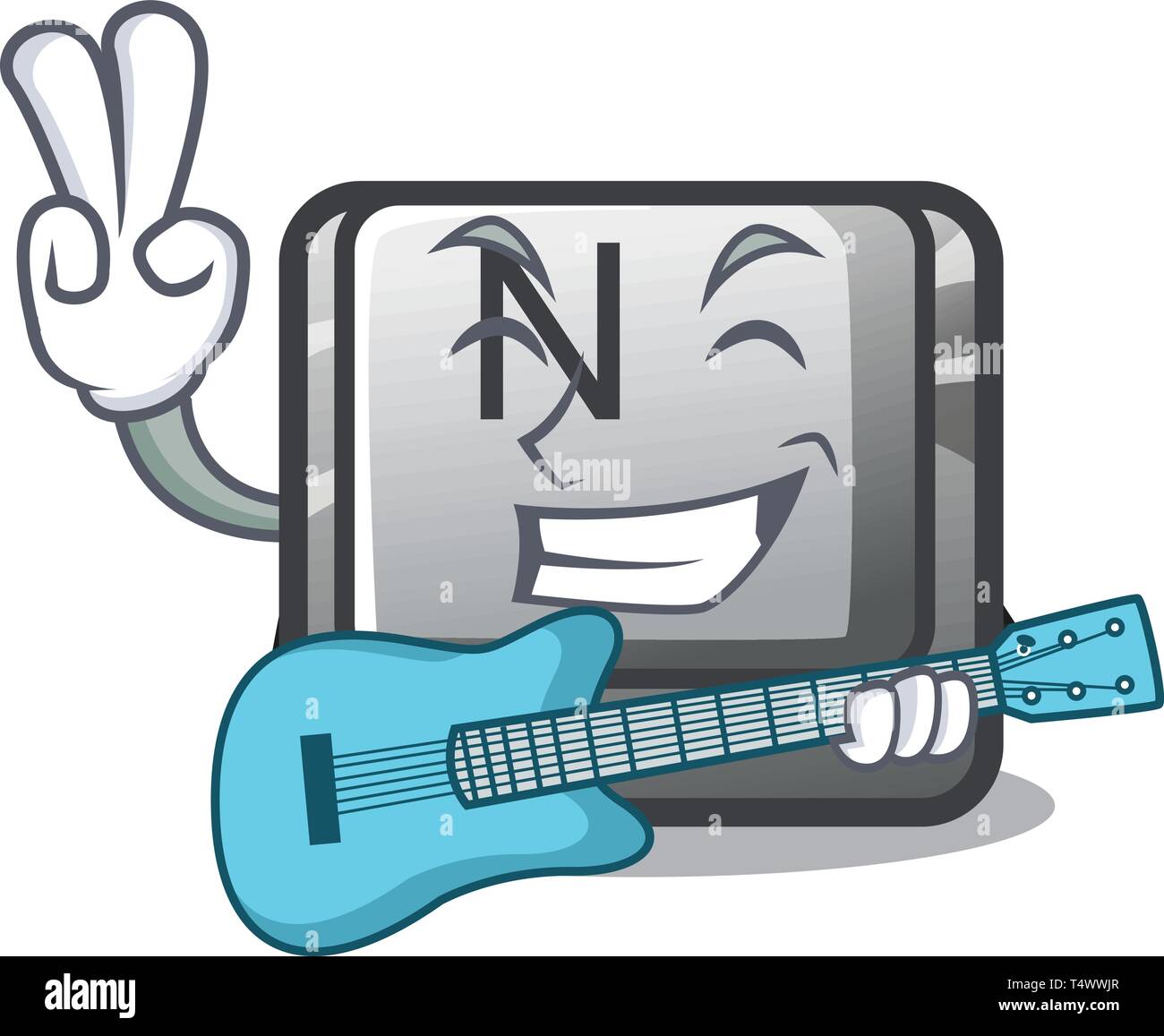 Keyboard of n Stock Vector Images - Alamy