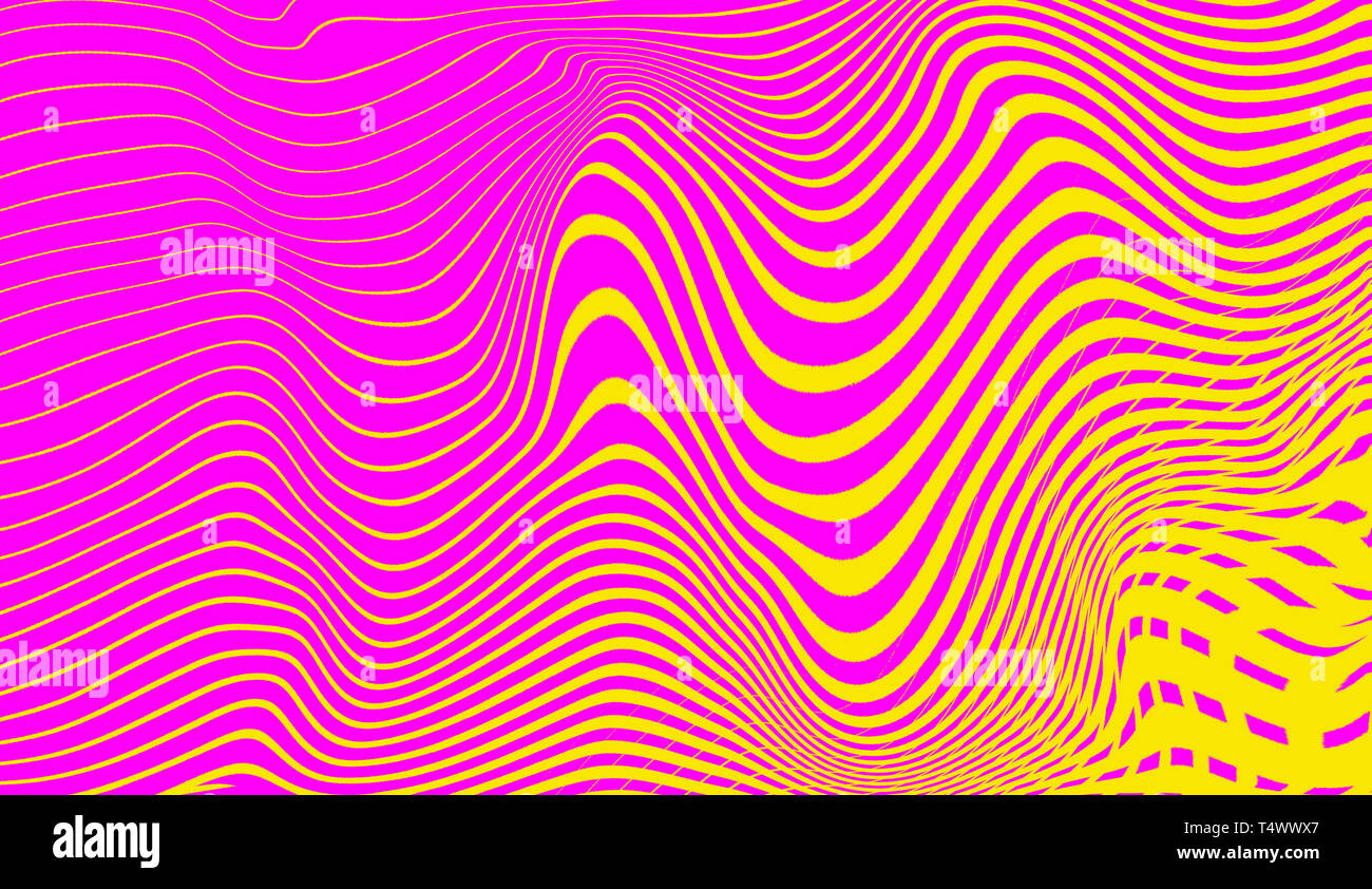 Hypnosis halftone gradient yellow and pink psychedelic art . Graphic ...