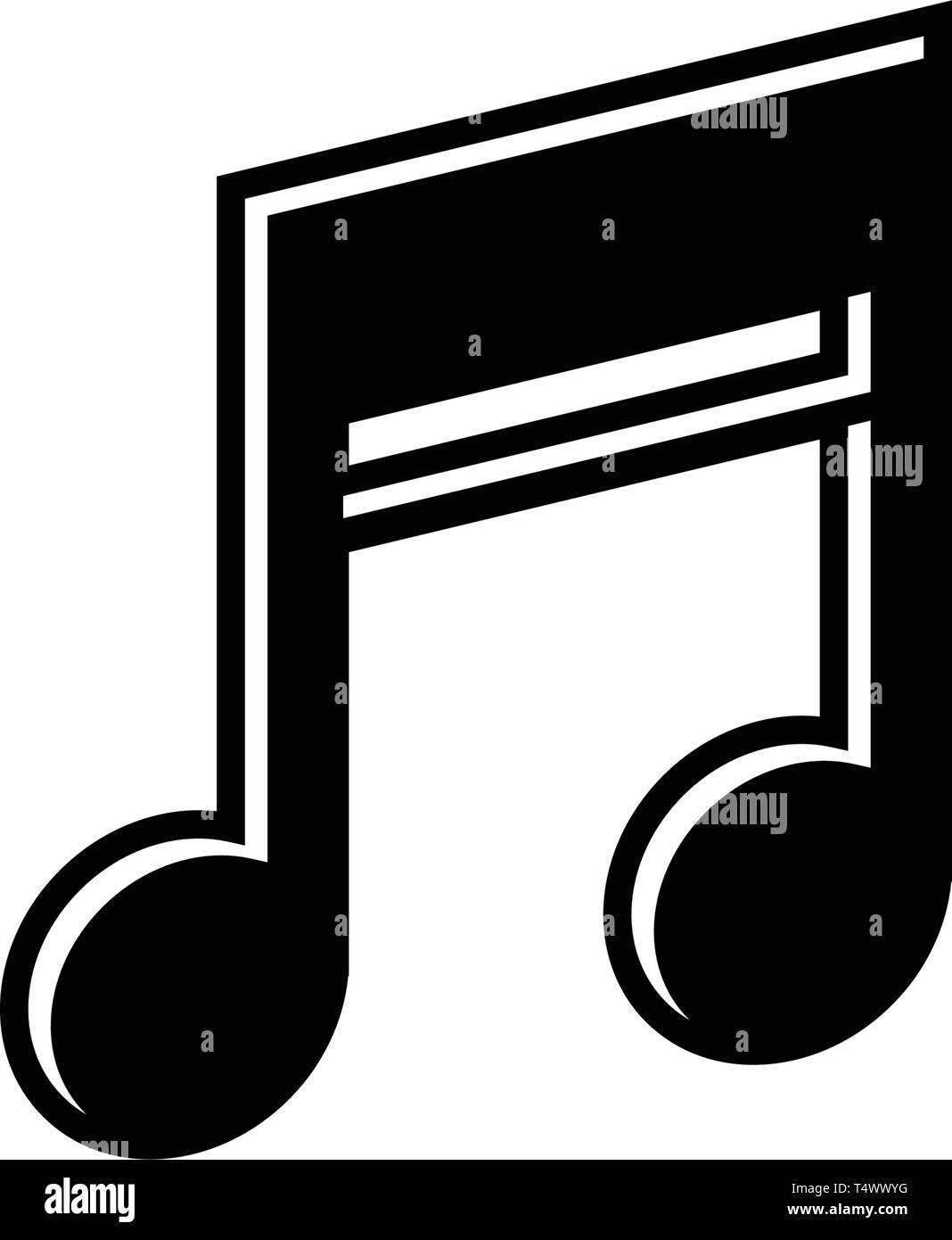Music note graphic design template vector isolated illustration Stock ...