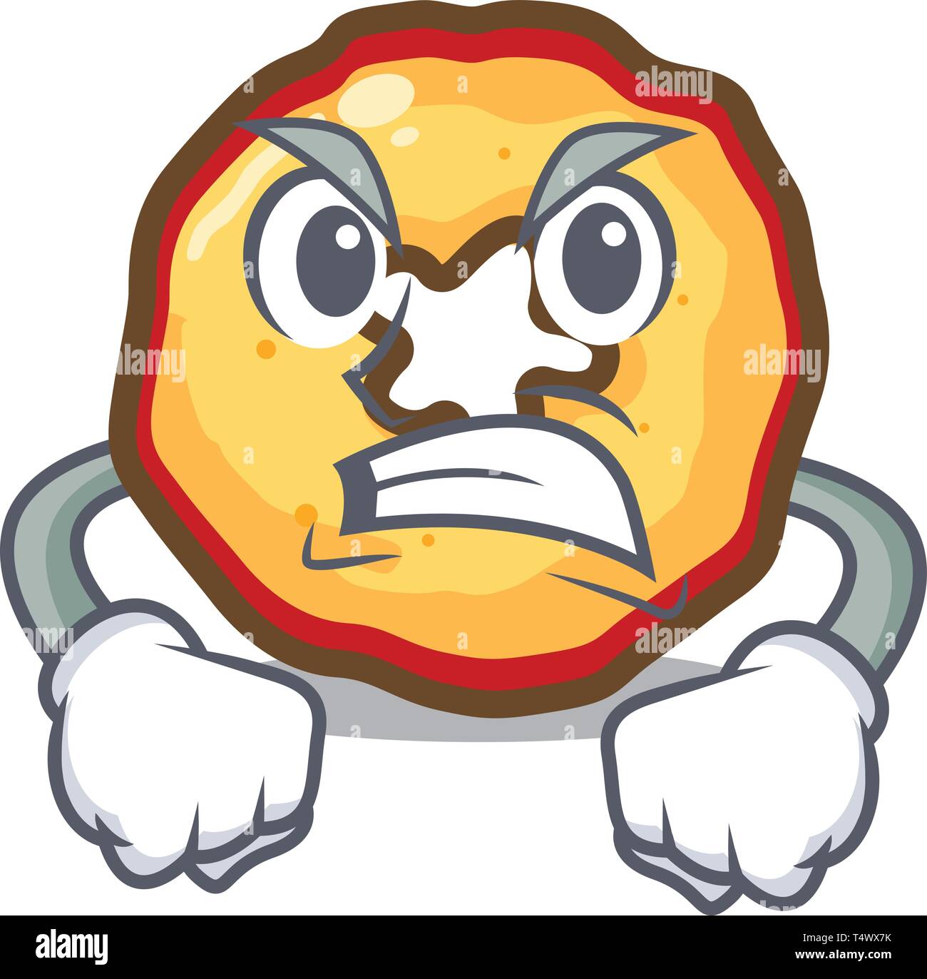 Angry apple chips presented on character boards Stock Vector Image ...